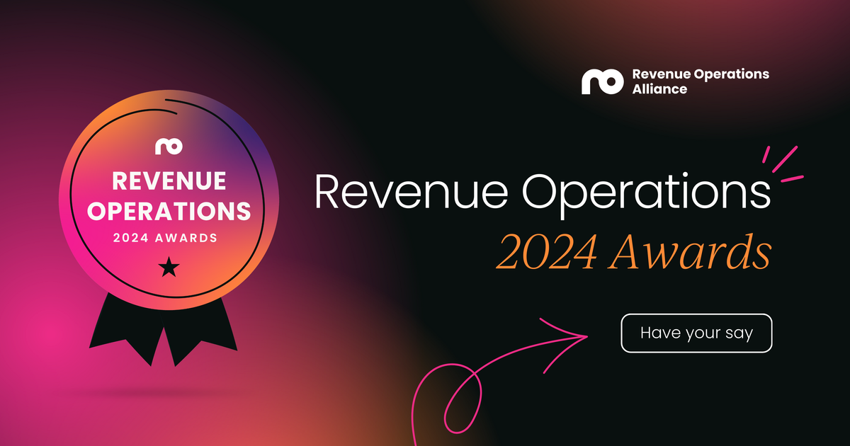 Revenue Operations Alliance 2024: Nominate today