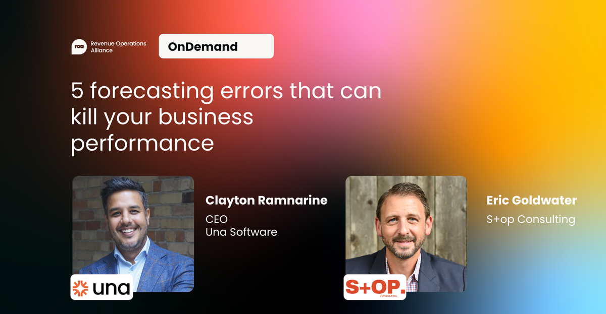 Five forecasting errors that can kill your business performance [Webinar]